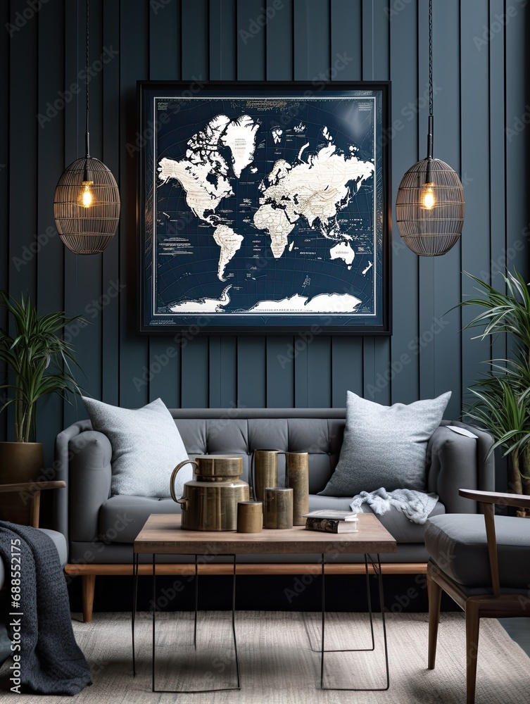 Iconic Weather Map Wall Art: Experience Phenomenal weather patterns in ...