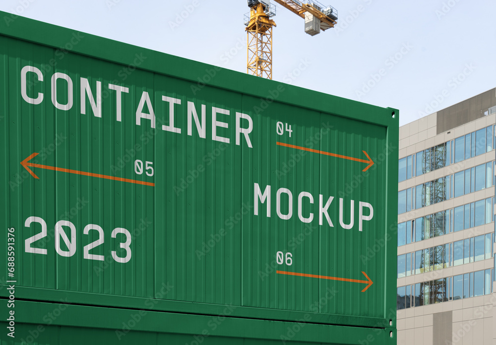 Metal Container Mockup Stock Template | Adobe Stock