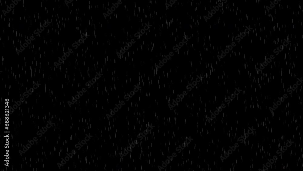 Winter Snow, Falling snow animation. Looped Snowfall background, Rain ...