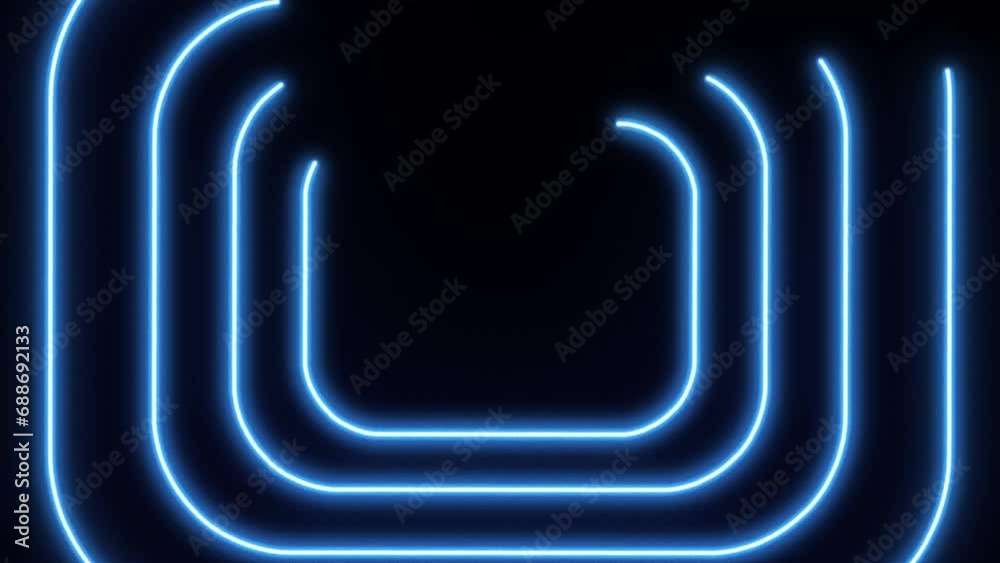 trendy alphabet letters animation neon light effect a to z letter ...