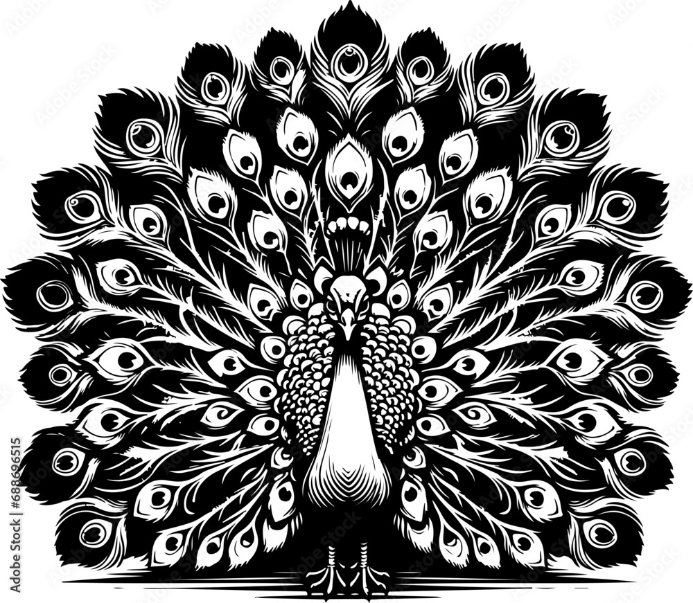 Peacock SVG Bundle, Peacock Feather SVG, Peacock Mandala svg, Peacock ...