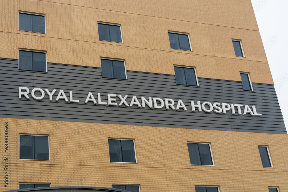 Royal Alexandra Hospital in Edmonton, Alberta, Canada, on July 14, 2023 ...