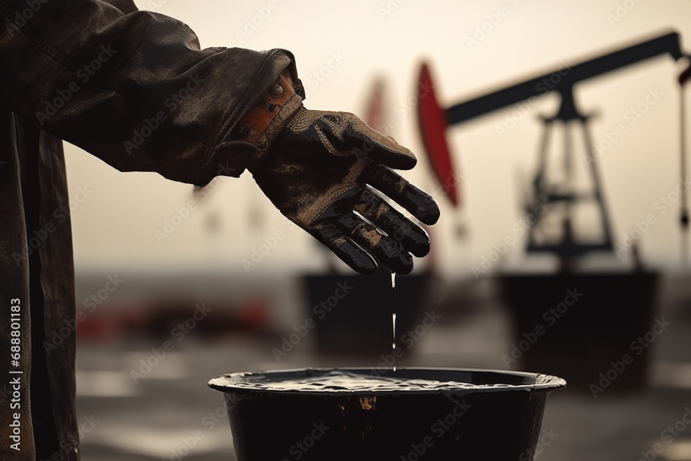 Oil and Gas Wells. Accident Oil Well Work. Methane Emissions from crude ...