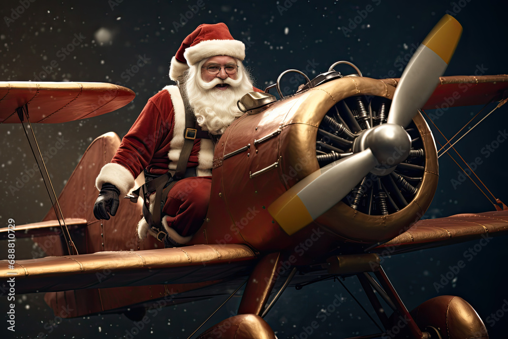 Pilot Santa Claus, Father Christmas, Saint Nicholas, Saint Nick, Kris ...