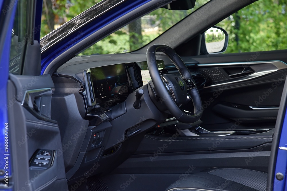 Renault Austral Iconic. Cabin interior - dashboard. 06-14-2023, Prague ...