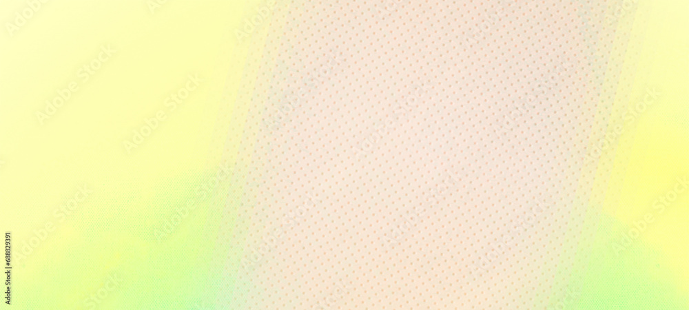Plain yellow horizontal background. Empty panorama widescreen backdrop ...