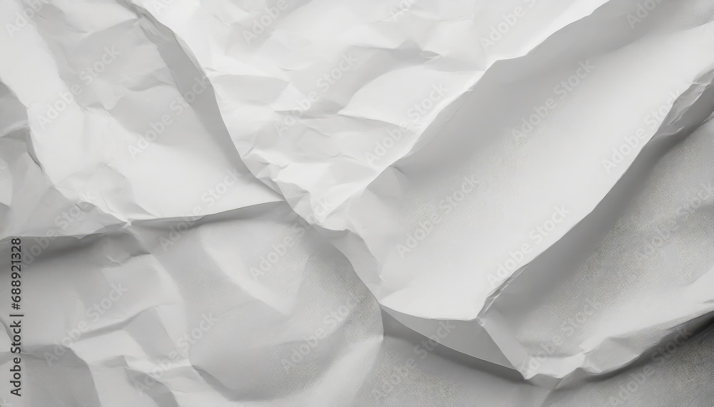 White crumpled paper texture background. Stock Illustration | Adobe Stock