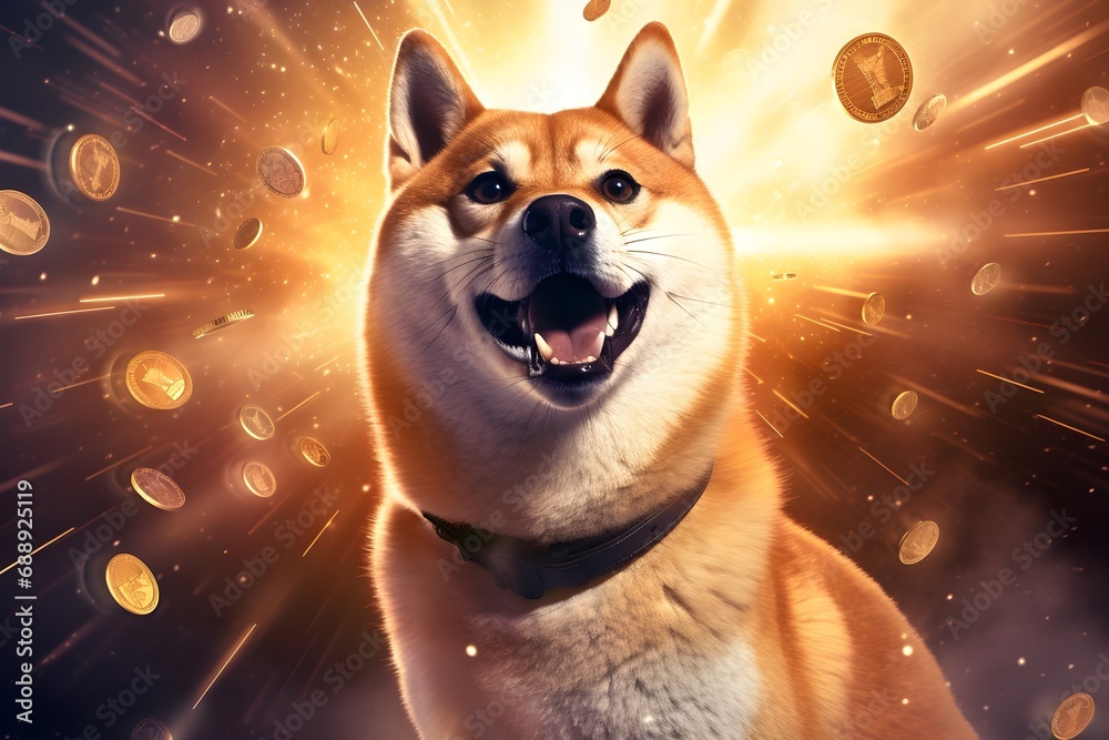 shiba inu crypto coin currency bullish mooning market shibarium ...