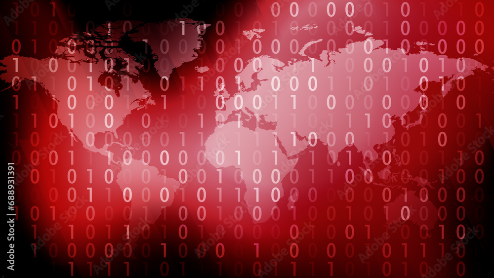Cyber Crime Mapping Binary Code Of Cyber Attacks Exploring Algorithms And Secure Global Networks