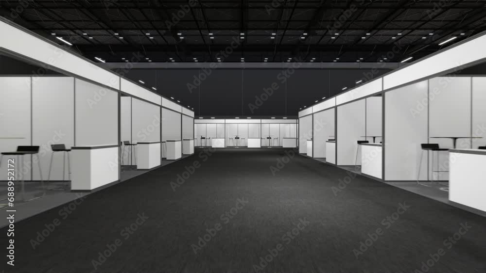 Exhibition standing for mockup and Corporate identity,Display.Empty ...