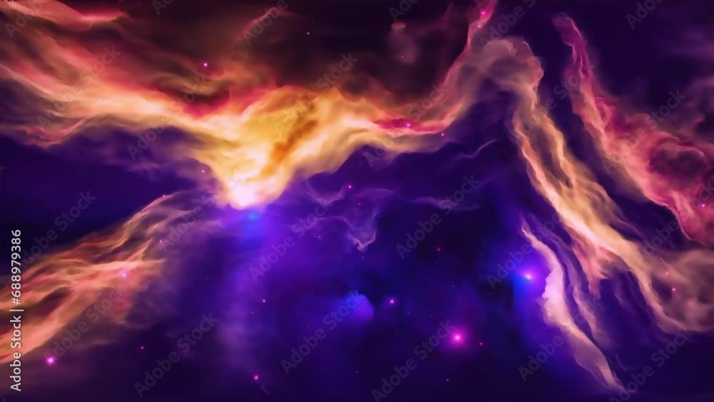 Flying In Orion Nebula 4K is motion footage for scientific films and ...