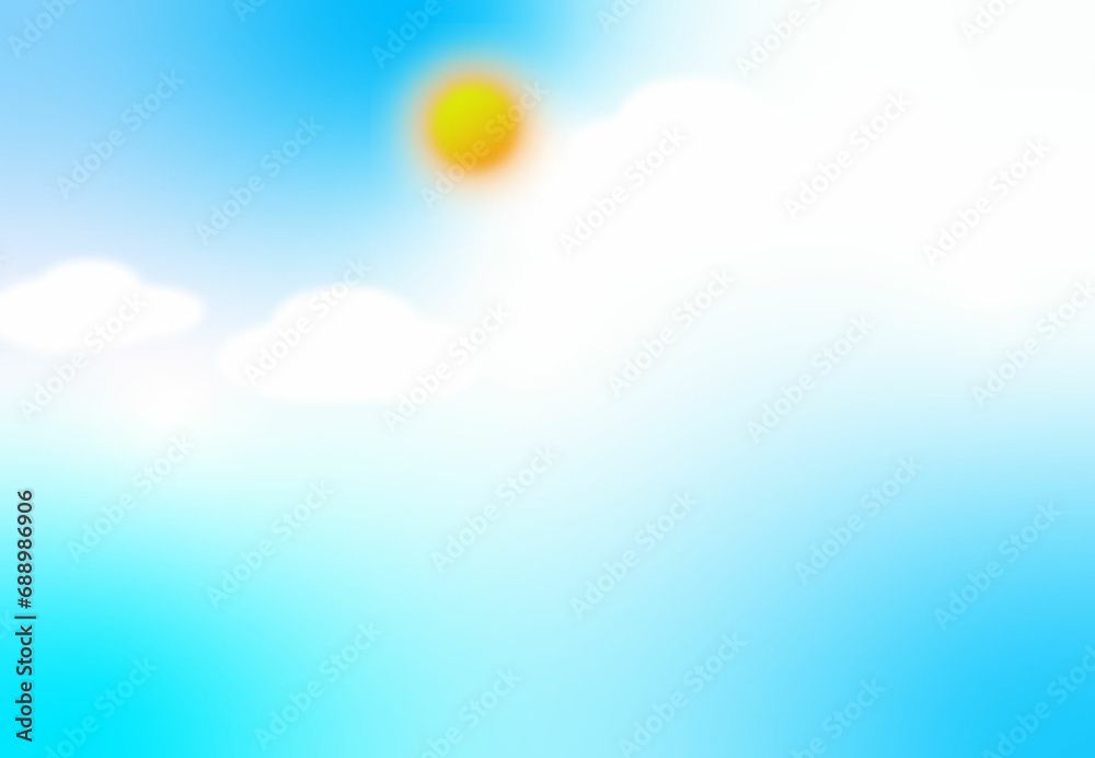 morning sun sky background Stock Illustration | Adobe Stock
