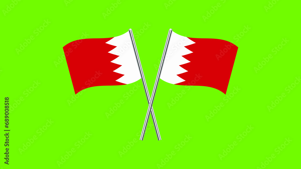 Flag Of Bahrain, Bahrain flag vector illustration, National flag of ...