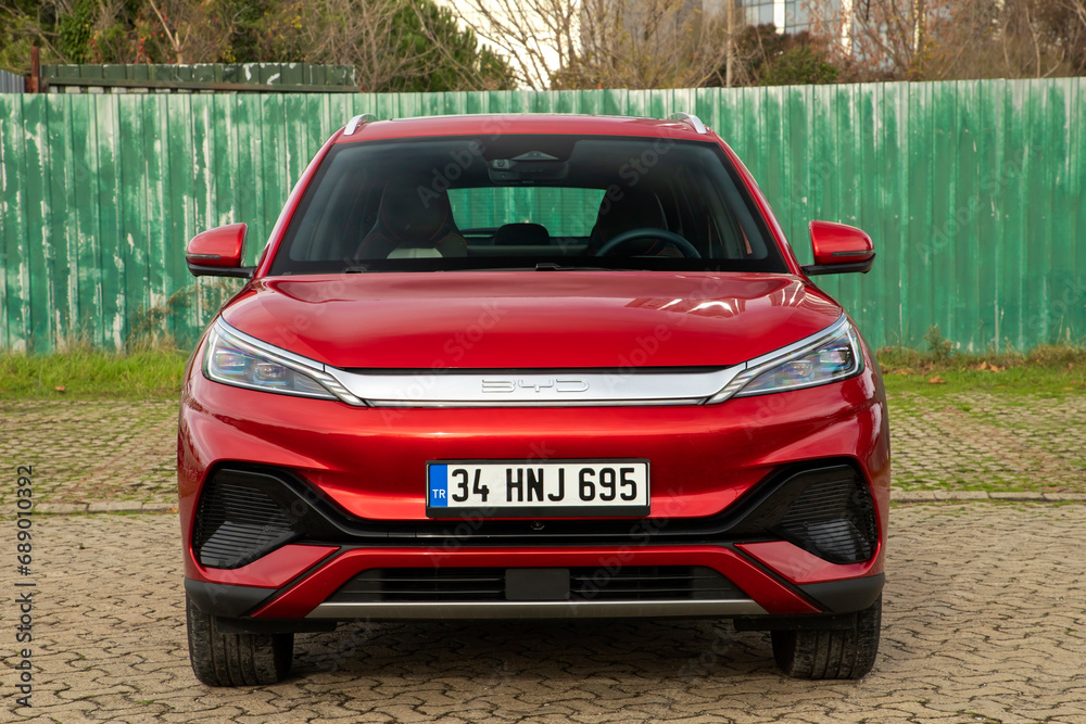 BYD Atto 3 is a battery electric compact crossover SUV manufactured by ...