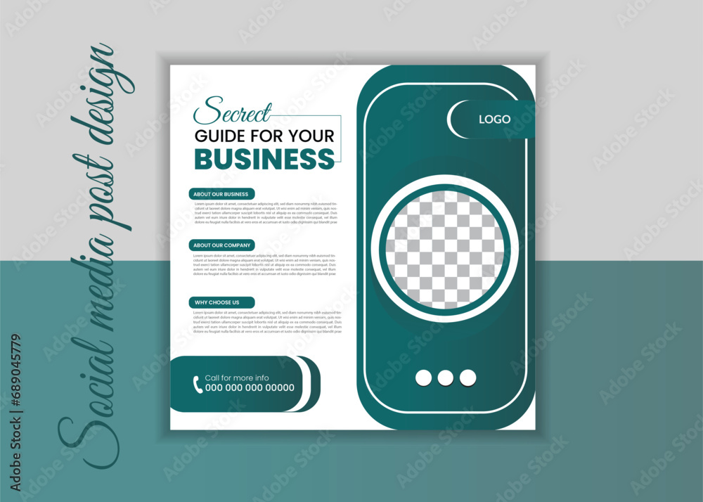 Business social media post Corporate social poster design. Template ...