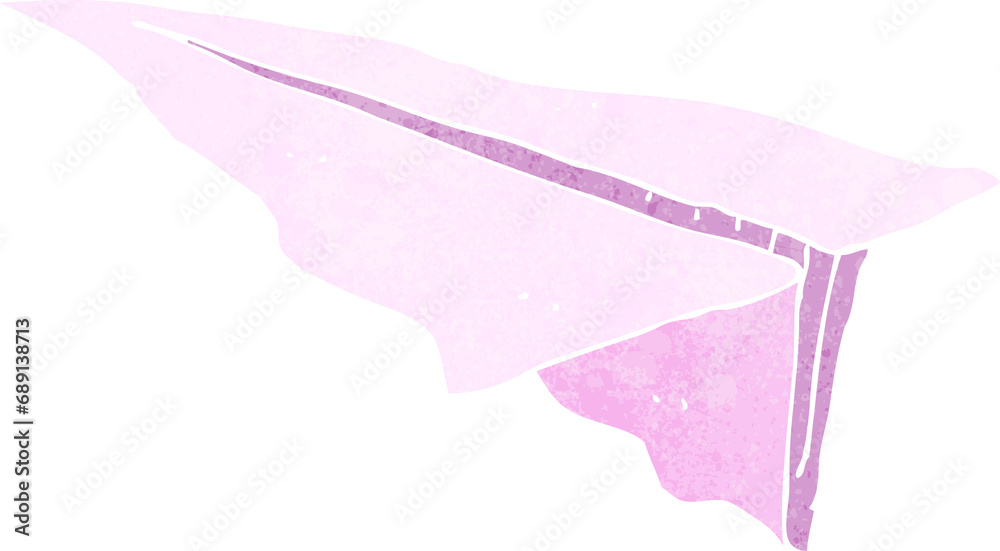 cartoon paper aeroplane Stock Illustration | Adobe Stock