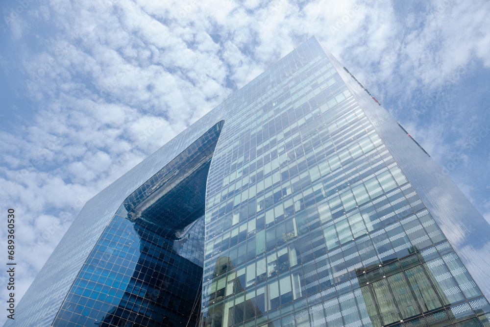 Dubai, United Arab Emirates - Mar 29, 2023 - view of the Opus Tower in ...