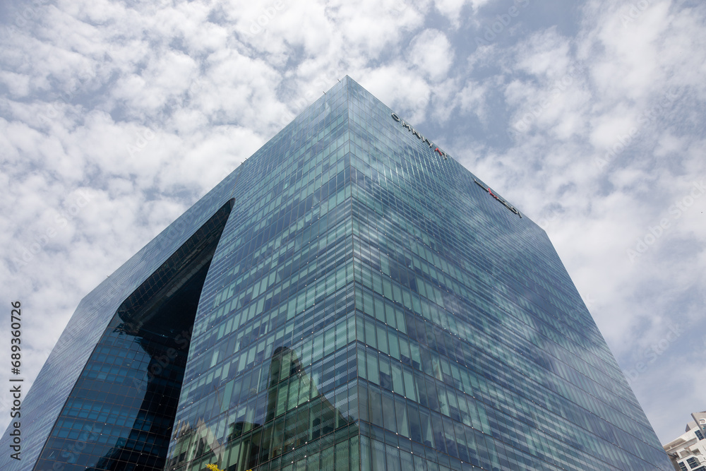 Dubai, United Arab Emirates - Mar 29, 2023 - view of the Opus Tower in ...