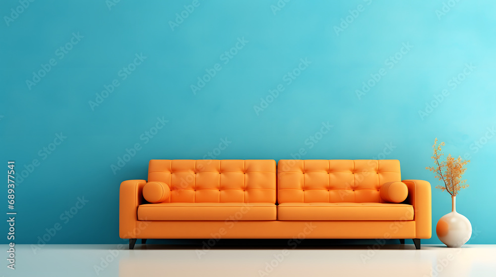 Couch in clean interior, basic couch, indoor couch, couch, sofa Stock ...