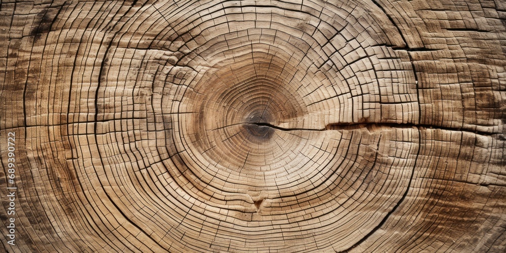 Foto de Concentric tree rings texture reveals history, age, growth. do ...