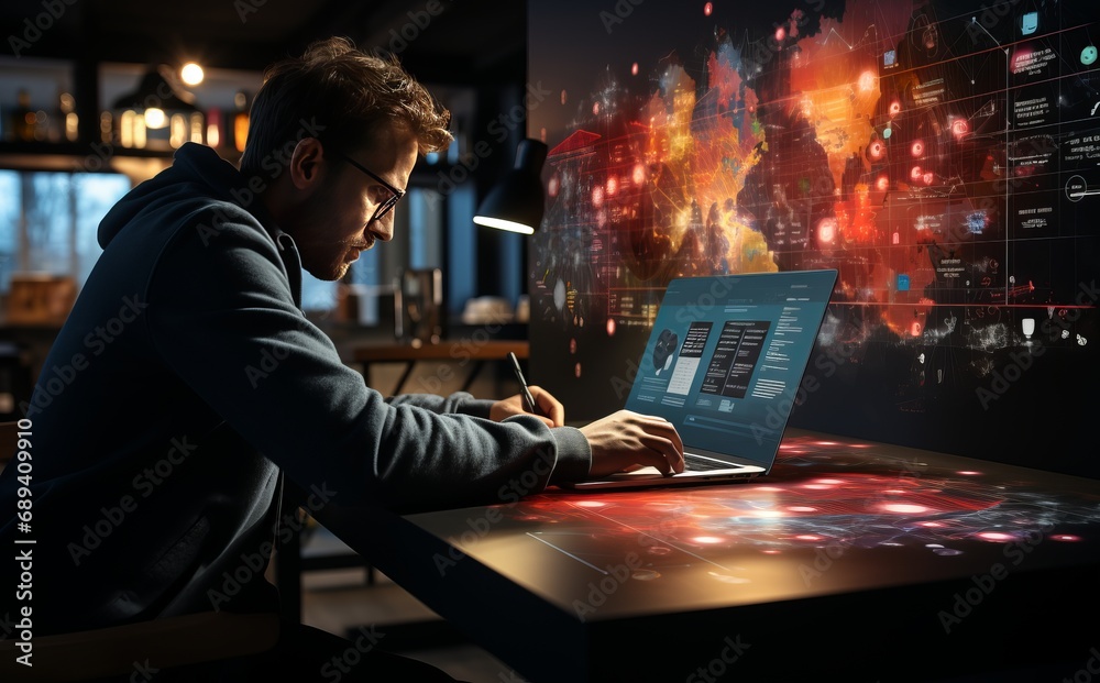 Data CRM business analysis customer report computer technology ...