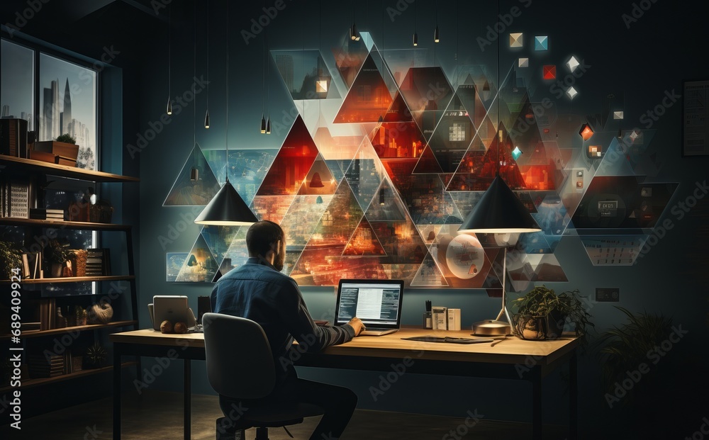 Data CRM business analysis customer report computer technology ...