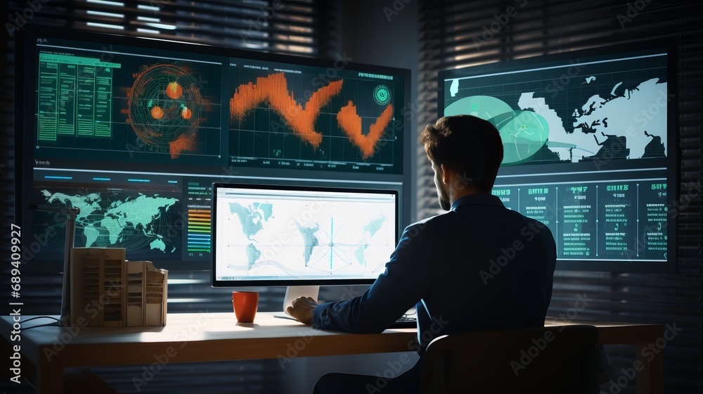 Data CRM business analysis customer report computer technology ...