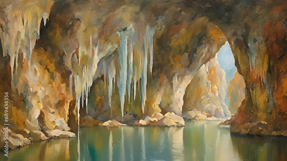 venture deeper into caves, becomes thick with sense tranquility ...