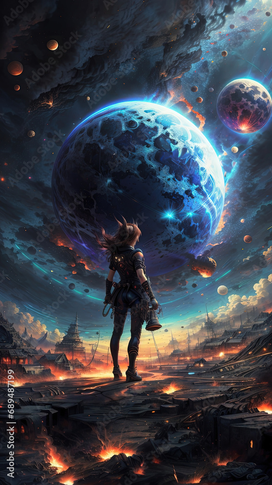 space, spaceship, the sun, the moon, earth, mars, rocket, astronaut ...