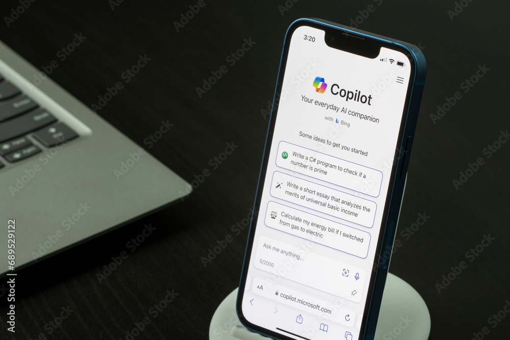Portland, OR, USA - Dec 5, 2023: The user interface of Microsoft ...