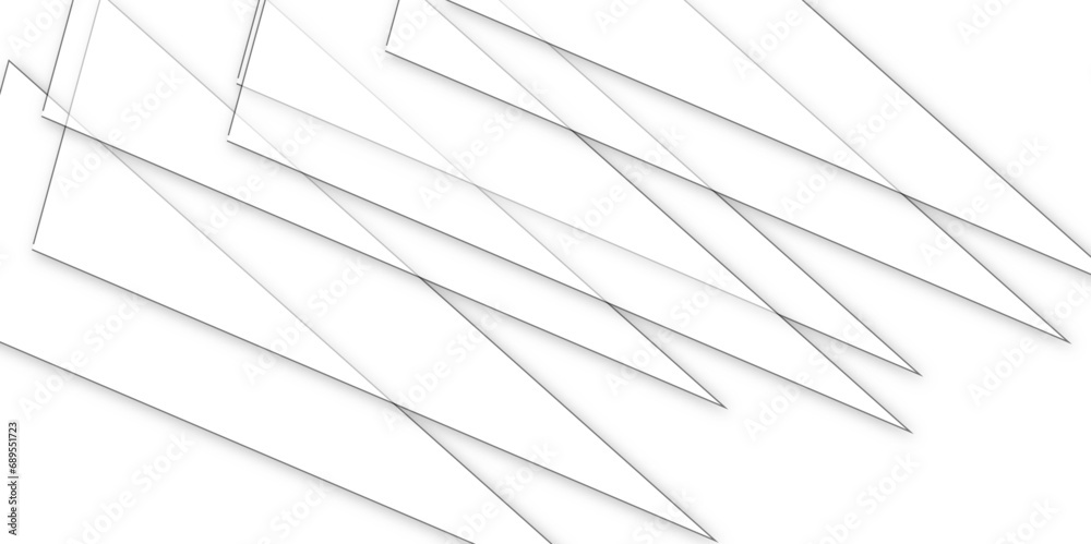 Abstract white triangle lines and technology modern background ...