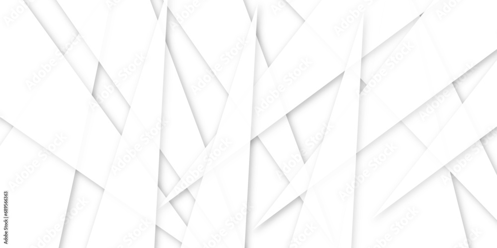 Abstract white and grey minimal line design. Future geometric patterns ...