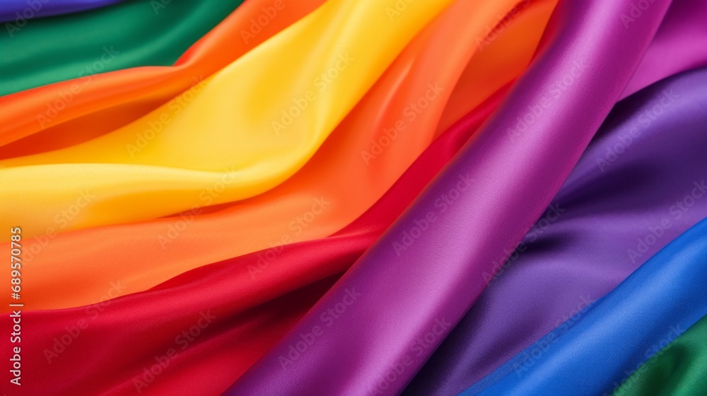 LGBT background. LGBT+ flag in rainbow colors. Diversity and equal ...