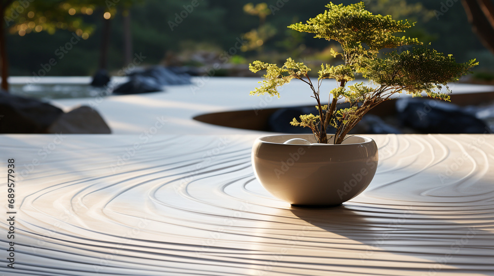 Sfondo zen. Ai generated. Stock Photo | Adobe Stock
