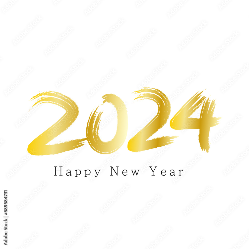Happy New Year 2024 horizontal banner or header for website, greeting ...