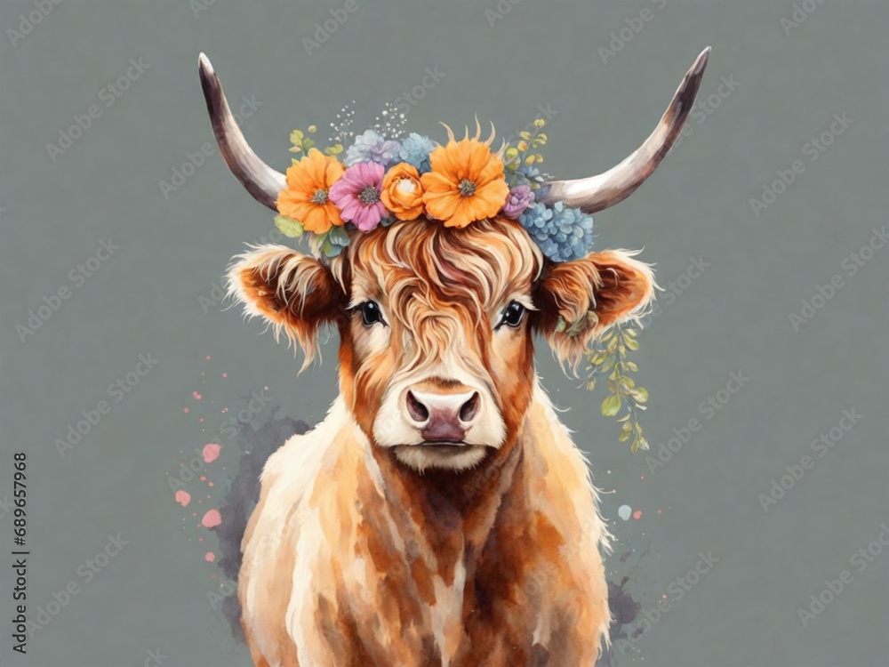 Scottish Highland cow, a majestic Highland cattle breed from Scotland ...