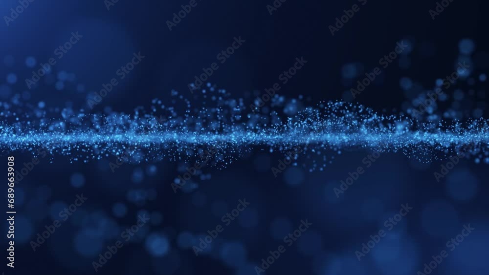 Abstract particle waves, background lights, futuristic digital background c waving smooth lines ...