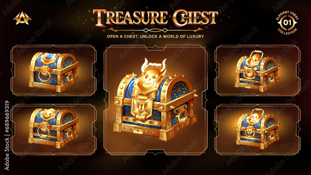 Treasure Chests Collection Unveiling a Realm from Basic to Upgraded ...