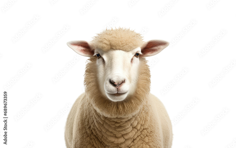 Thriving Polypay Sheep A Farms Jewel Isolated on a Transparent ...