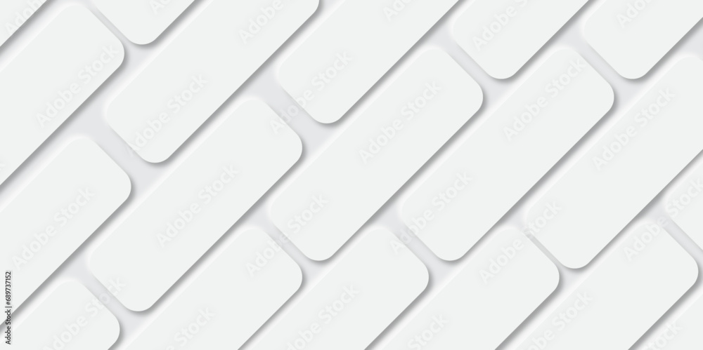 Abstract white geometric overlapping square pattern design technology ...