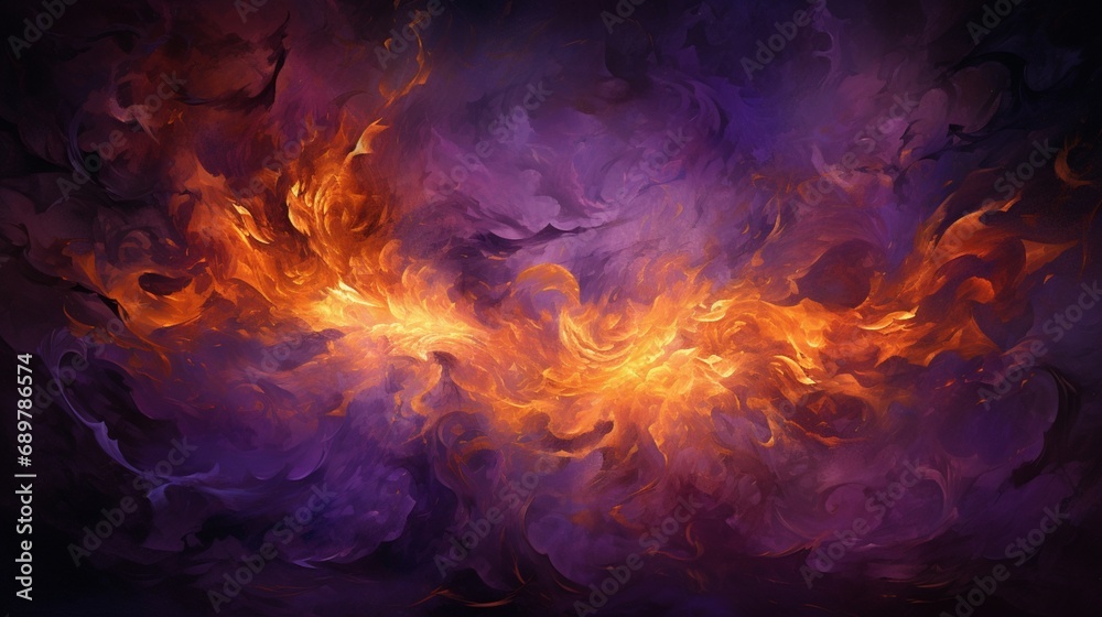 A captivating fire frame with intense flames dancing and crackling ...