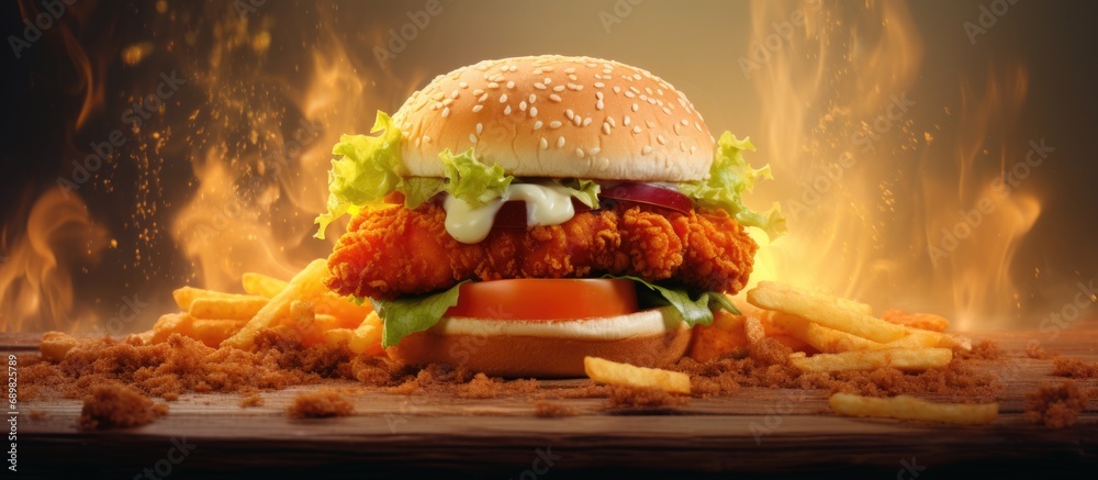chicken crispy chicken fried chicken burger crispy chicken burger ...