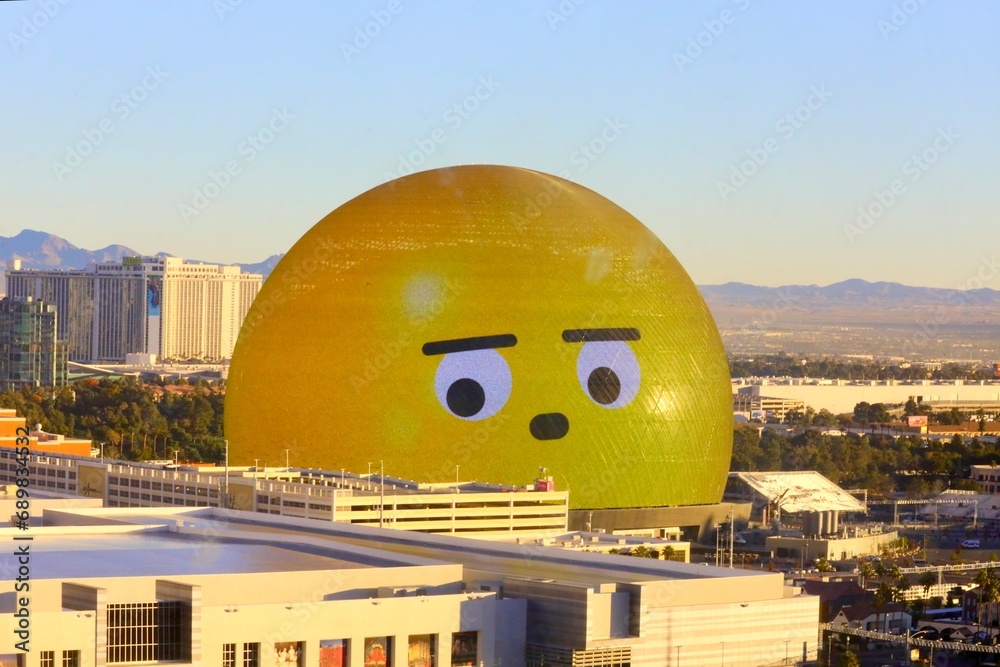 The Sphere in Las Vegas - It’s a 18,000 seat spherical shaped ...