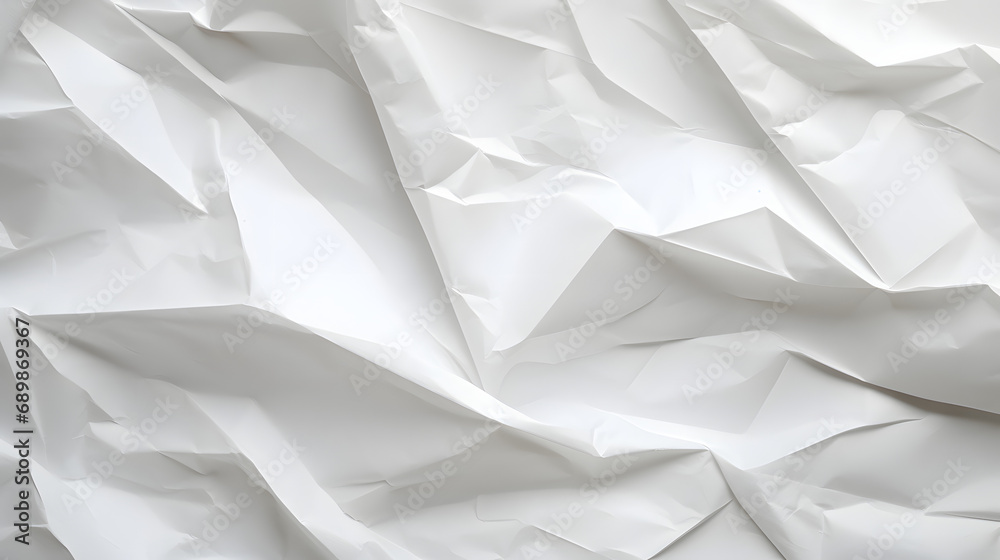 Crumpled paper texture with shadows and light creating depth. Stock ...