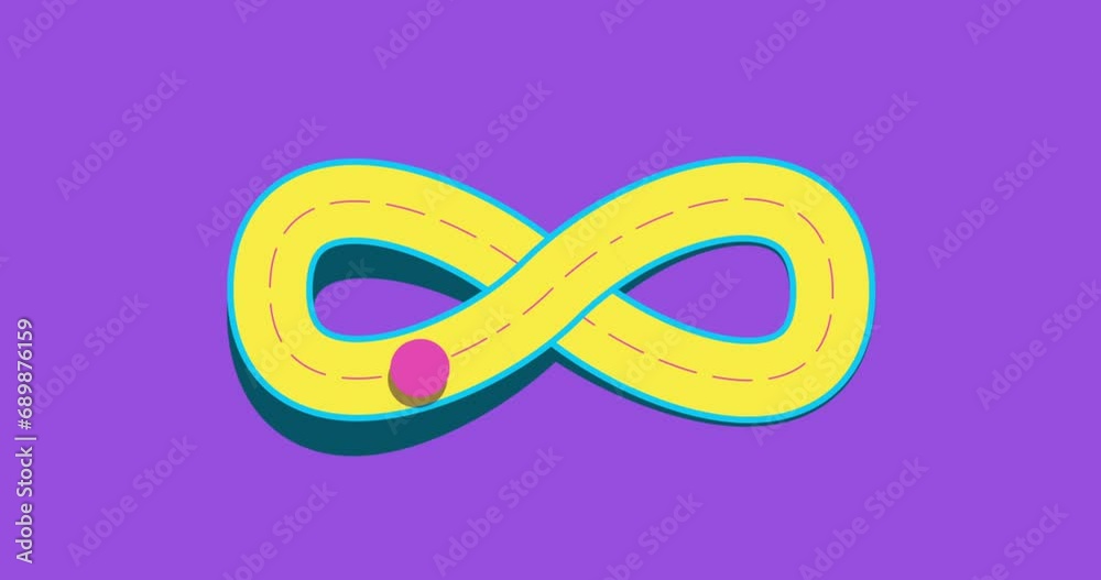 Infinity sign seamless loop 2D animation. Infinity symbol loading ... Infinity sign seamless loop 2D animation. Infinity symbol loading ...