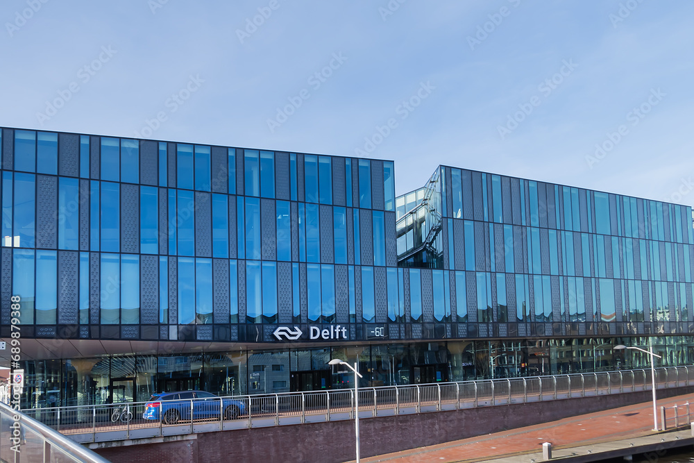 New main railway station of Delft integrates the station hall with the ...