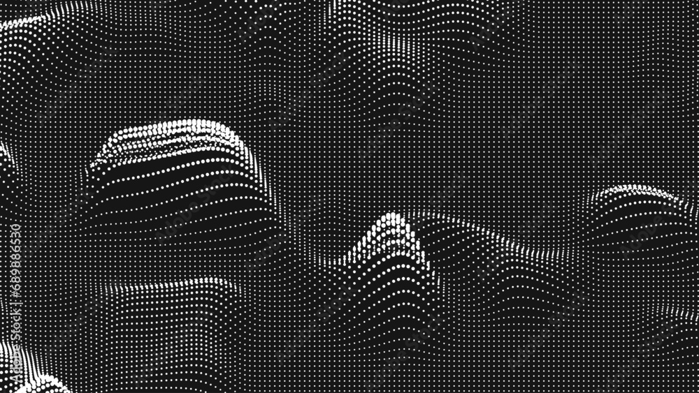 Point wave bump texture. Abstract dot background. Technological ...