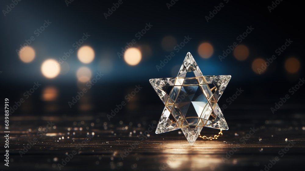 Star of David, ancient symbol, emblem in the shape of a six-pointed ...