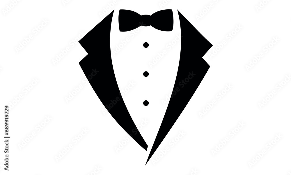 Tuxedo Vector and Clip Art Stock Vector | Adobe Stock