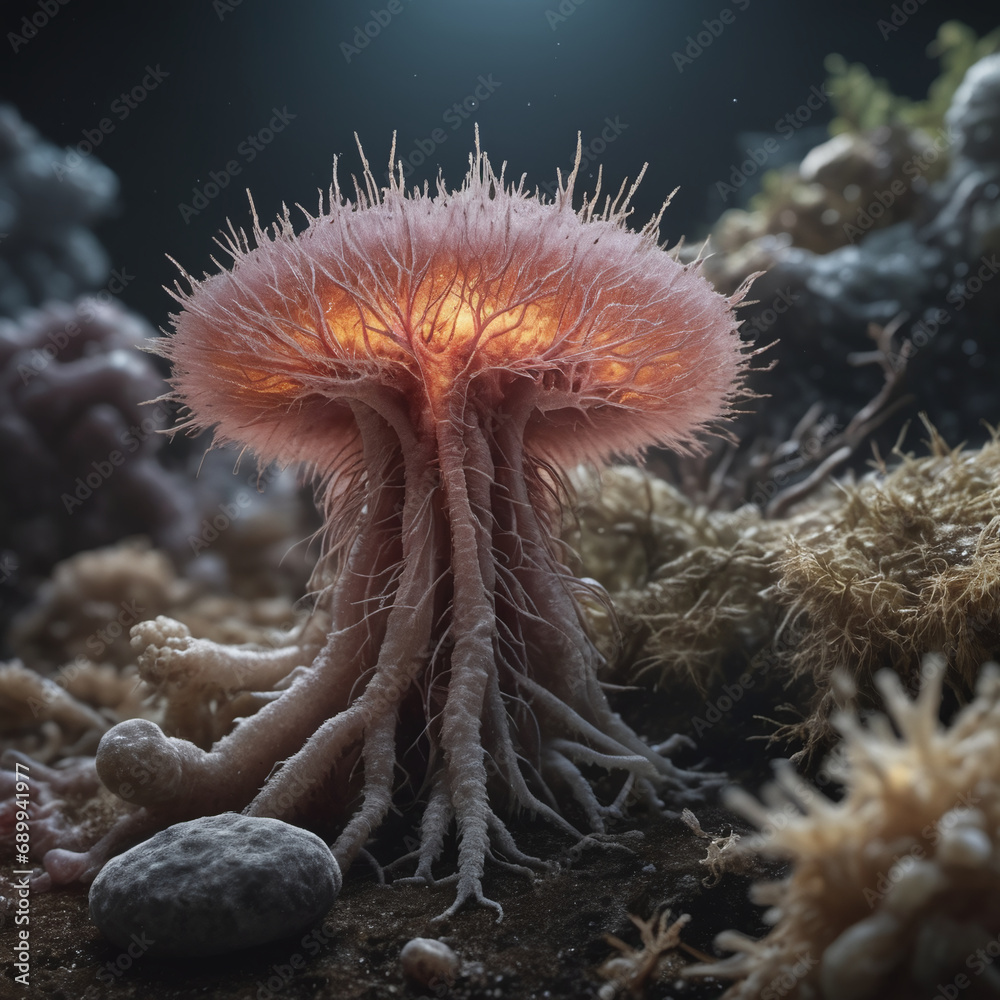 Archaea or archaebacteria detailed anatomical. Labeled educational ...